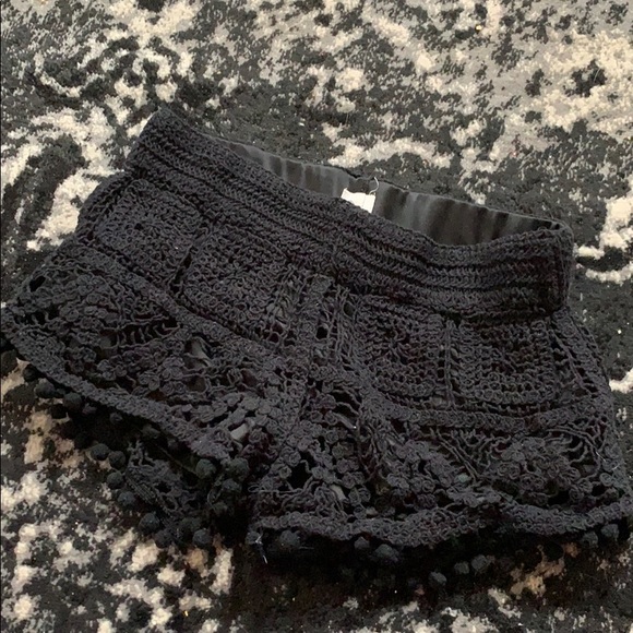 Surf Gypsy | Shorts | Surf Gypsy Small Black Lace Shorts 6 | Poshmark